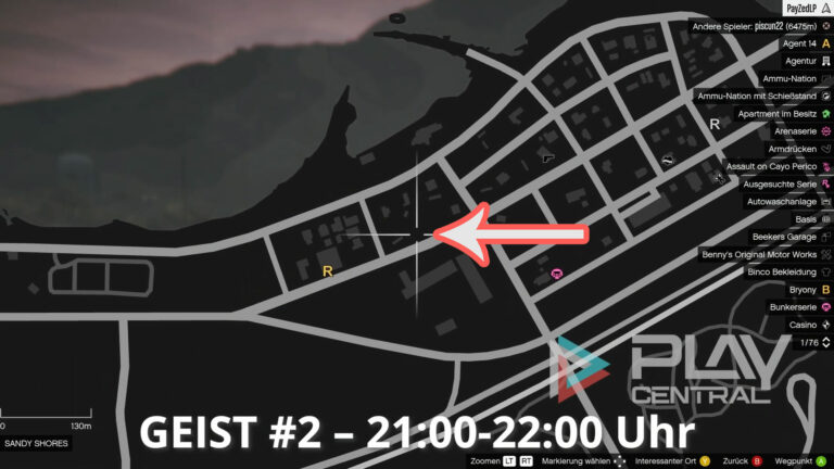 Alle Geister-Locations der neuen Schatzsuche in GTA Online
